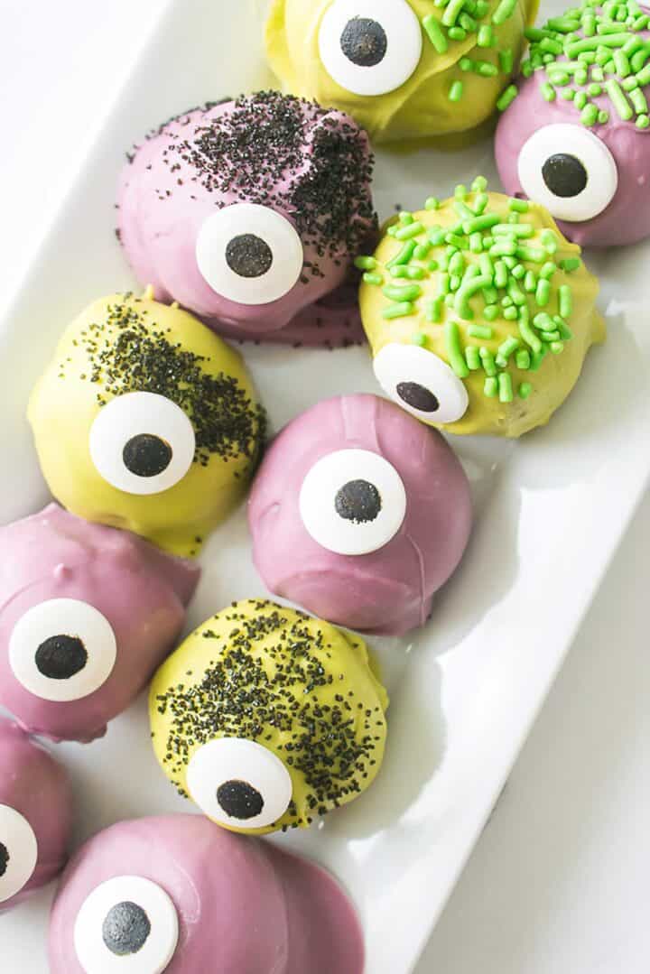 Halloween Monster Oreo Truffles