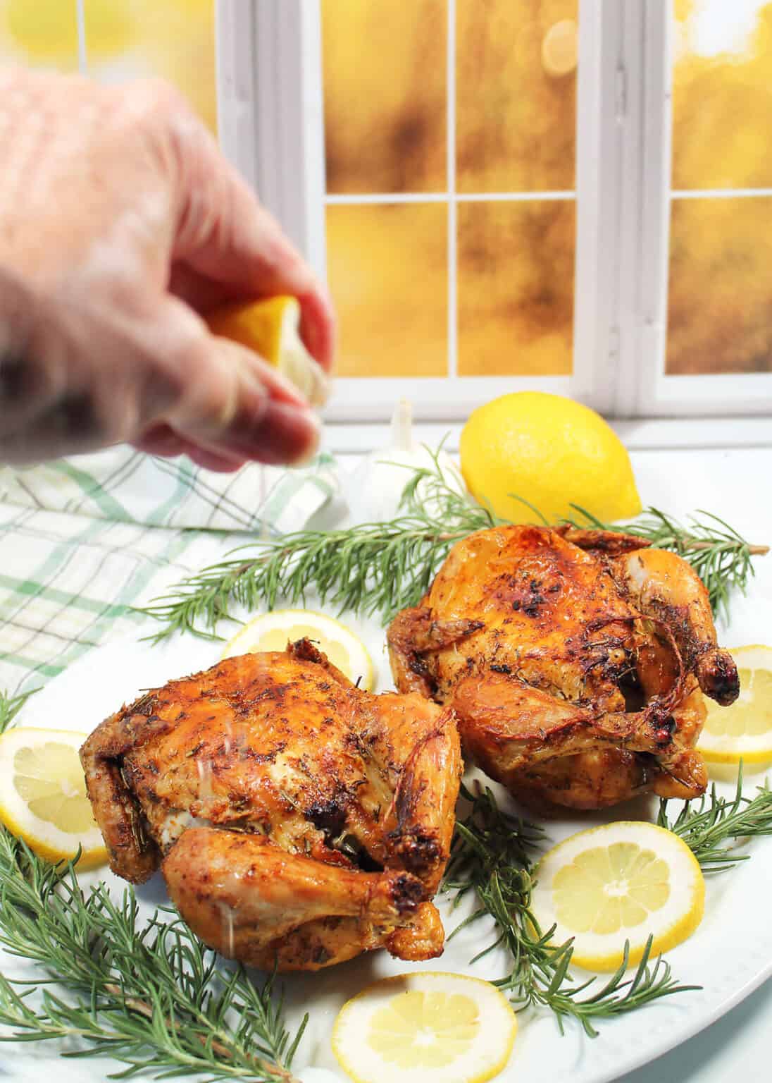 Crispy and Juicy Air Fryer Cornish Hen - 2 Cookin Mamas