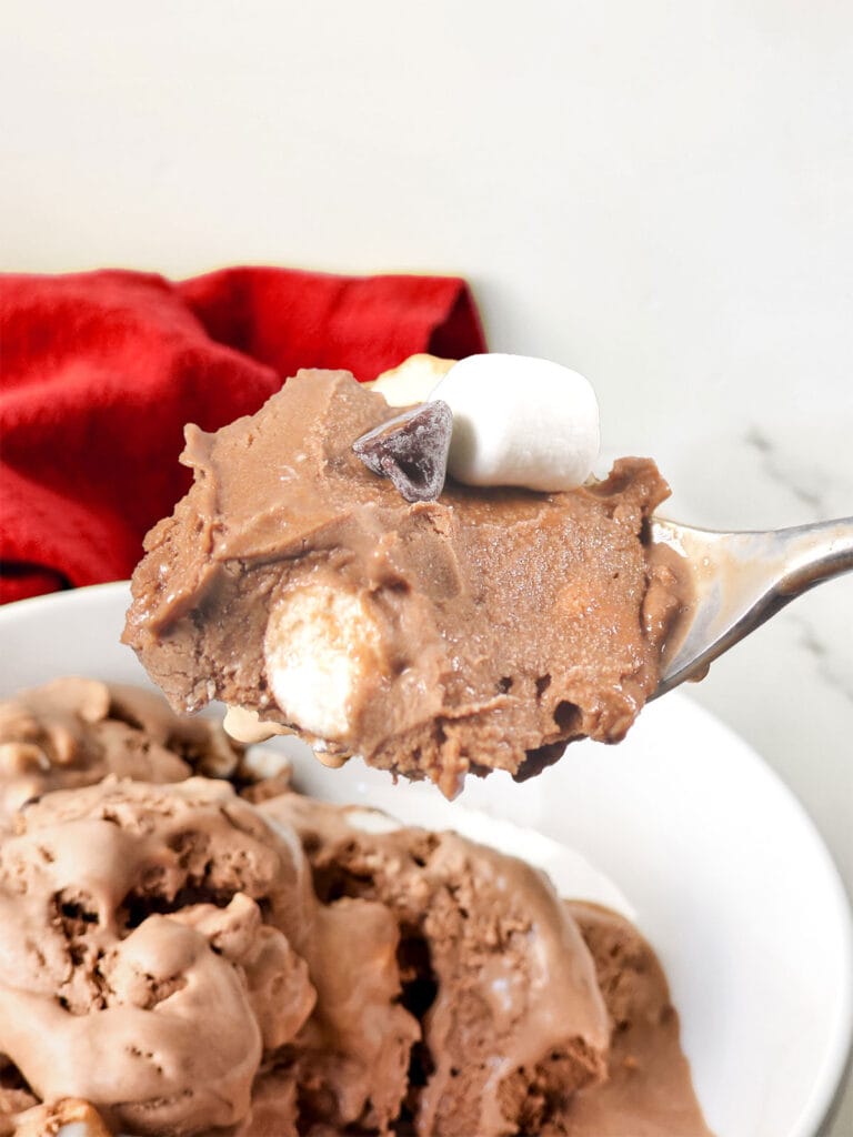 Easy No-Churn Hot Cocoa Ice Cream Recipe - 2 Cookin Mamas