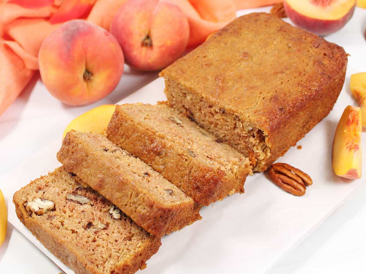 Easy Peach Quick Bread Recipe
