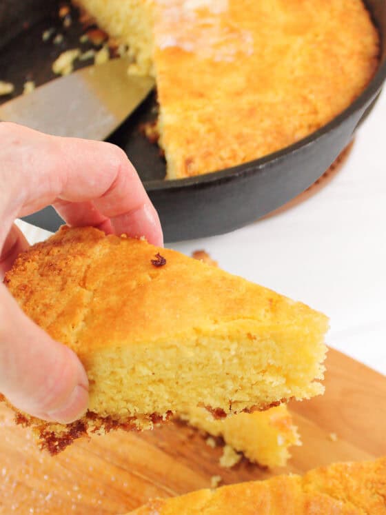 Buttermilk Skillet Cornbread Recipe