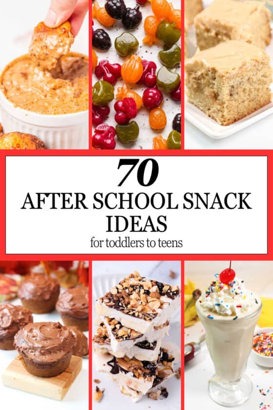 70 Easy After School Snack Ideas