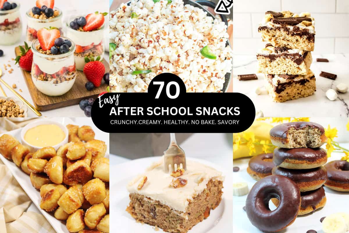 70 Easy After School Snack Ideas