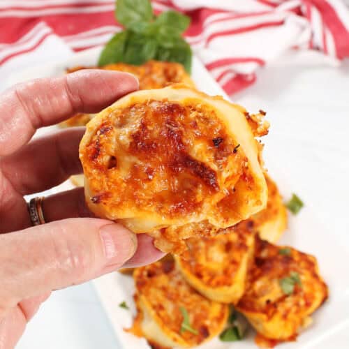 Chicken Parmesan Pinwheels