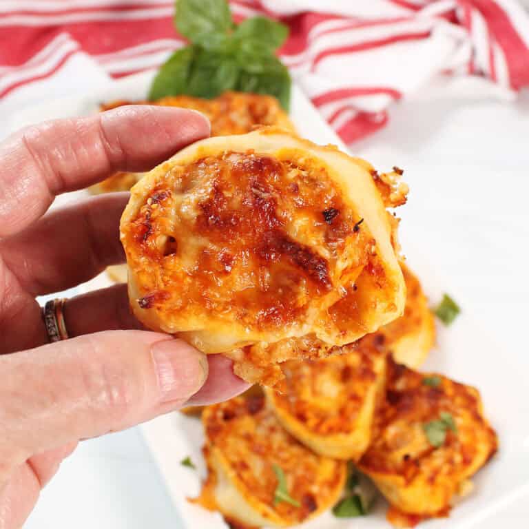 Chicken Parmesan Pinwheels