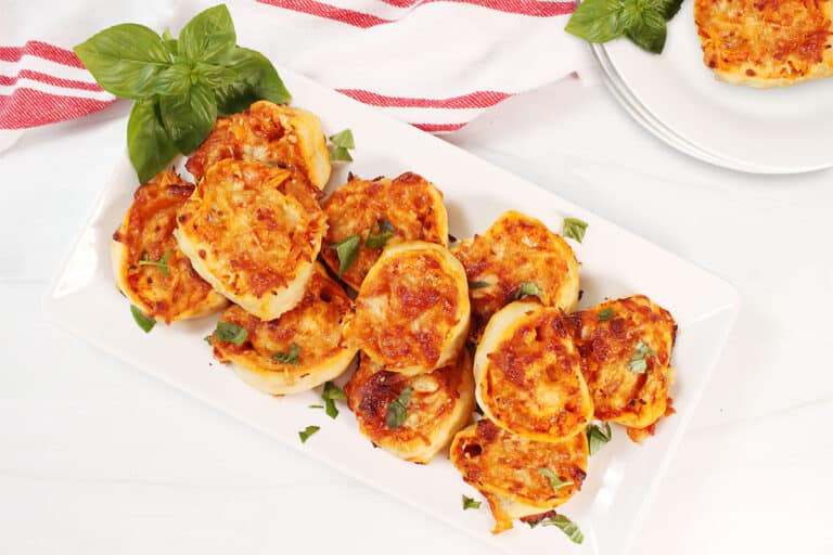 Chicken Parmesan Pinwheels