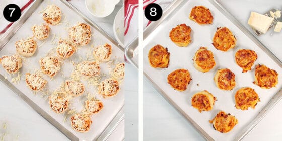 Chicken Parmesan Pinwheels