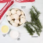 Easy Focaccia Bread From Frozen Rolls