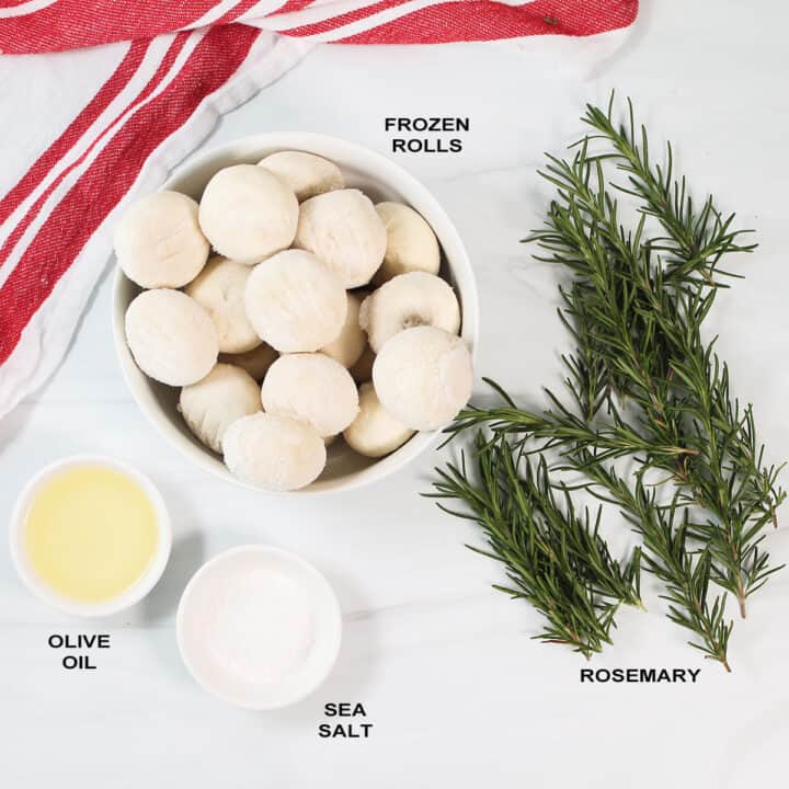 Easy Focaccia Bread From Frozen Rolls