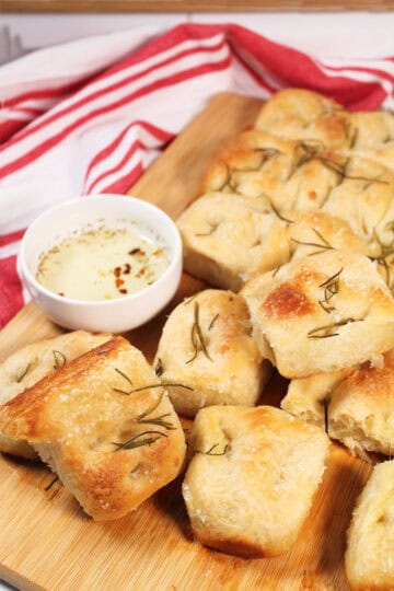 Easy Focaccia Bread From Frozen Rolls