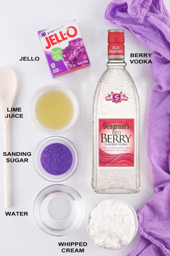 Purple Hooter Jello Shots