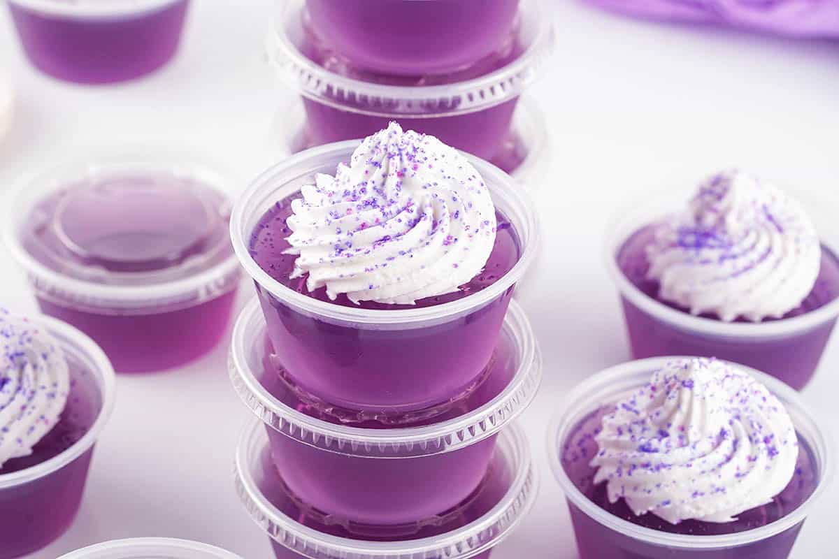Purple Hooter Jello Shots