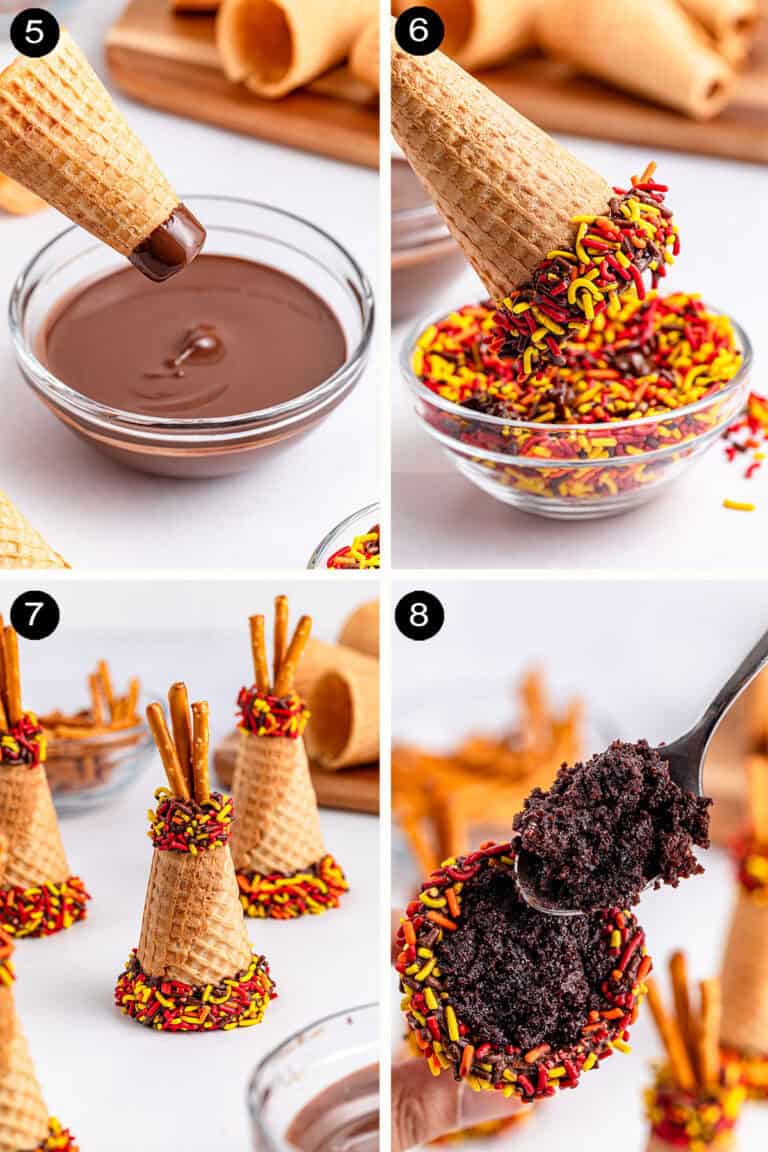 Sugar Cone Teepees
