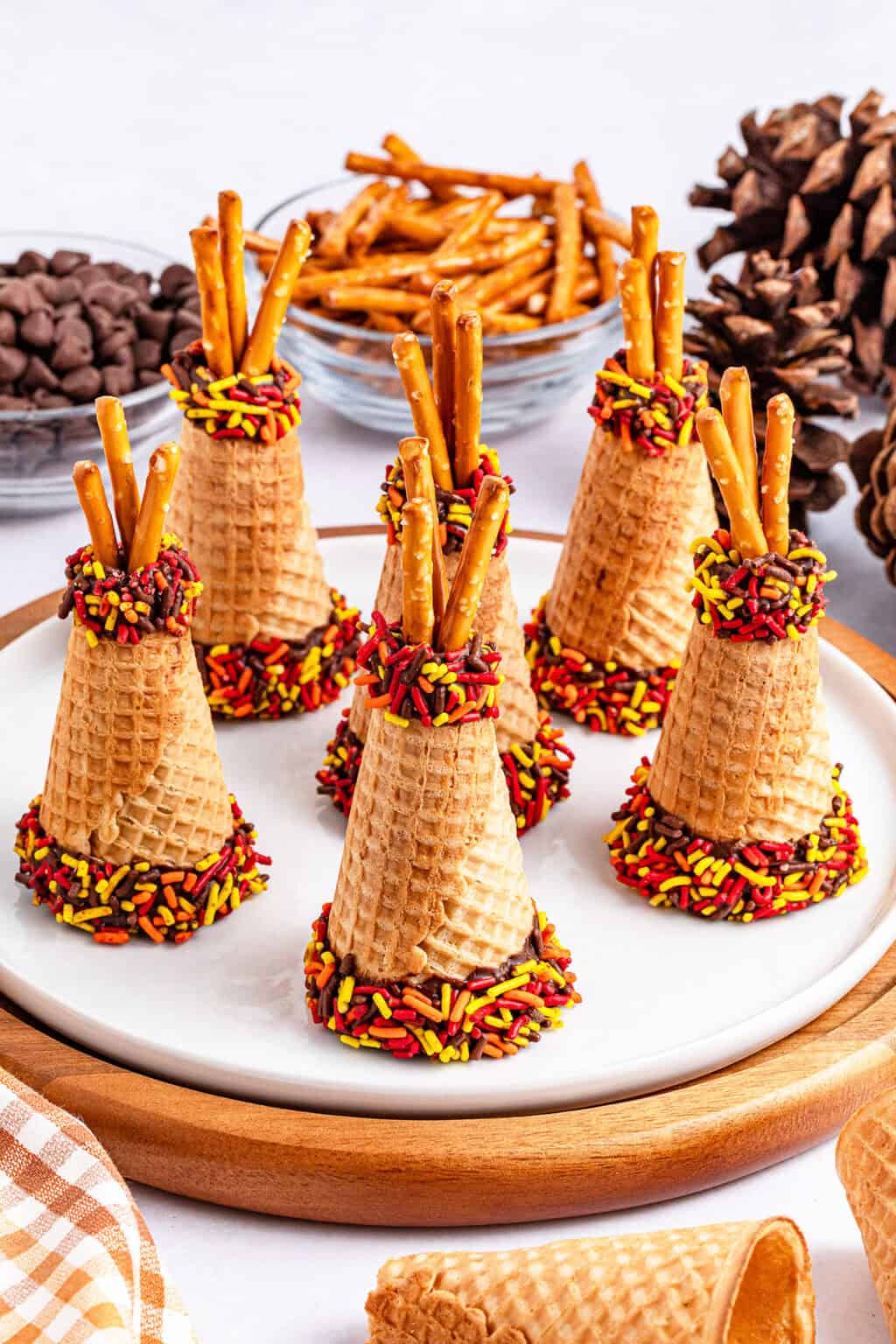 Sugar Cone Teepees