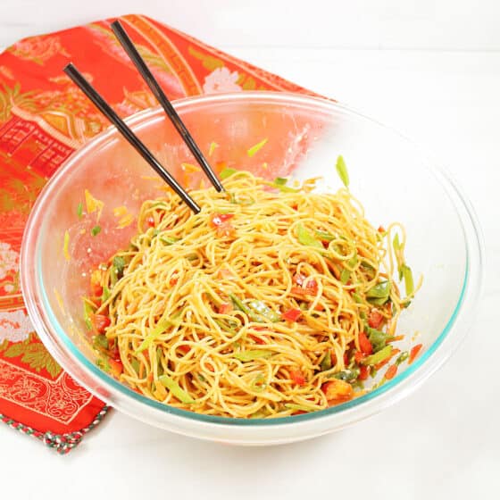 Cold Asian Noodle Salad